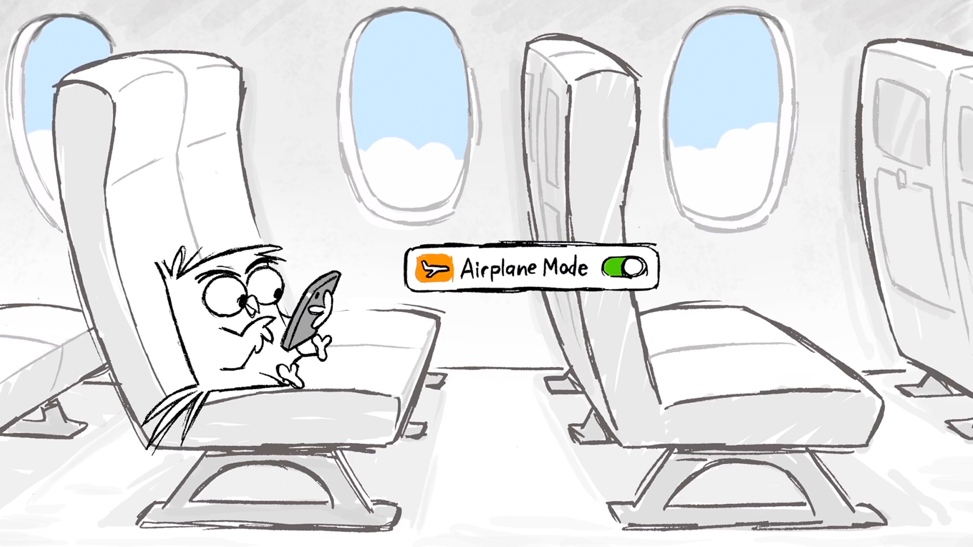 Airplane Mode | Whiteboard Animation Video and Explainer Video Company